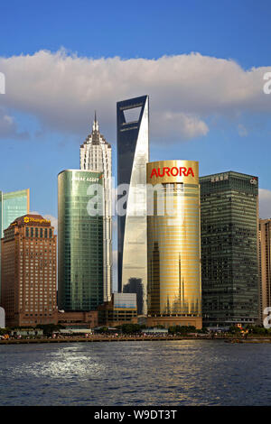 --FILE--View of (from left) Mirae Asset Tower, Aurora Tower, Jinmao ...