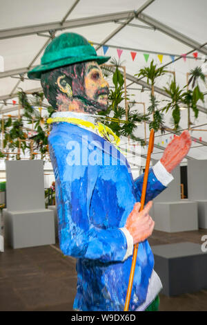 Bridge Inn community farm exhibit at Southport Flower Show, UK Stock ...