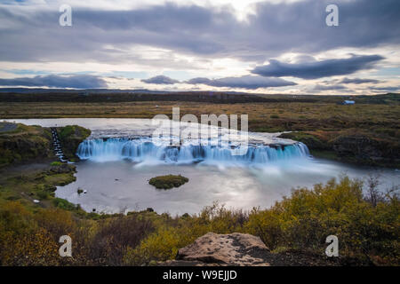 Iceland, Faxafoss waterfall Stock Photo - Alamy