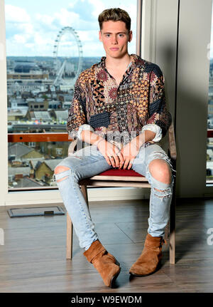 Angus Findlay is pictured as the Made in Chelsea cast came together ...