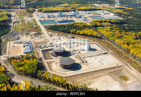 Aerial photo of Devon Jackfish One SAGD (Steam Assisted Gravity ...