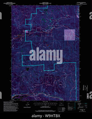 USGS Topo Map Oregon Elkhorn 279794 1994 24000 Restoration Stock Photo ...