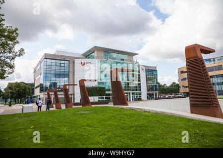 The library at Teesside University in Middlesbrough,England,UK Stock ...