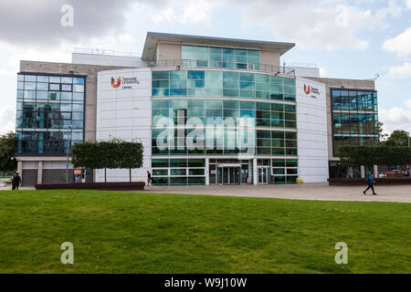 The Teesside University library building in Middlesbrough,England,UK ...