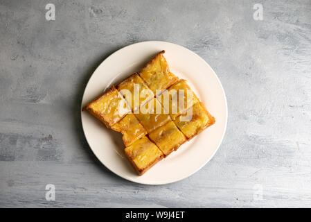 Common oriental breakfast set in Malaysia consisting of coffee, nasi ...
