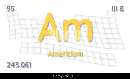 Americium chemical element Stock Photo - Alamy