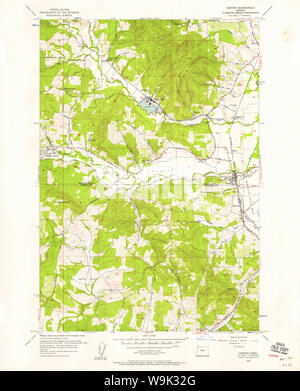 Gaston, Oregon, map 1956, 1:24000, United States of America by Timeless ...