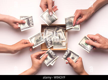 A Help for Heroes charity worker collecting money in Norwich Stock ...