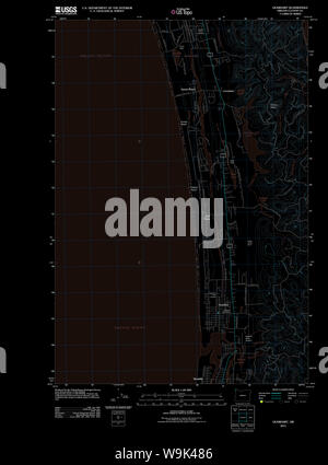 USGS Topo Map Oregon Gearhart 280003 1949 24000 Restoration Stock Photo ...