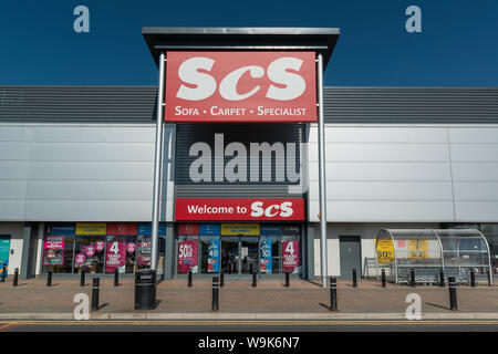 SCS Sofa Carpet Specialist Store, Borough Road, Sunderland Stock Photo ...