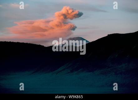 Sumeru volcano erupting island of Java Indonesia Southeast Asia Asia ...