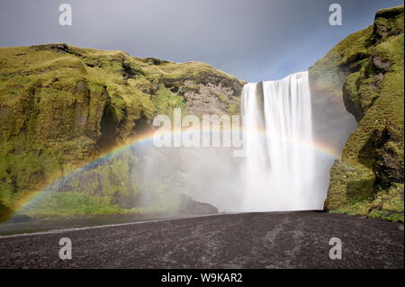 Skogar Waterfall, Skogar, Iceland, Polar Regions Stock Photo - Alamy