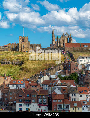 WHITBY ABBEY VISITORS CENTRE Stock Photo - Alamy