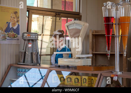 Historical reconstruction of a soviet shop as part of of the Festival ...