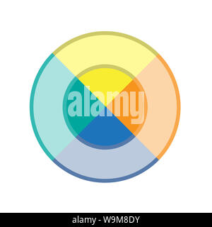 Infographic Template for 9 positions. Colorful area chart. White ...