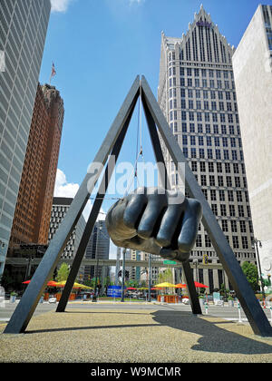 The Monument to Joe Louis, heavyweight champion 1937-50, known also as ...