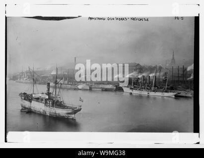 Armstrong gun works, docks, Newcastle, UK Stock Photo - Alamy