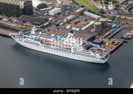 Aerial Photograph Port of Invergordon, with Costa Classica and Astor ...