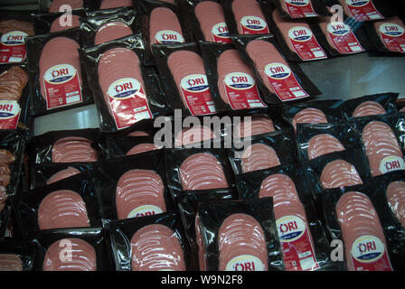 Packets of ham in supermarket, Lilongwe, Malawi, Africa Stock Photo - Alamy