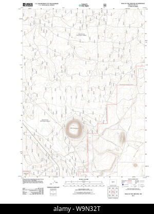 USGS Topo Map Oregon The Hole In The Ground 281787 1972 24000 ...