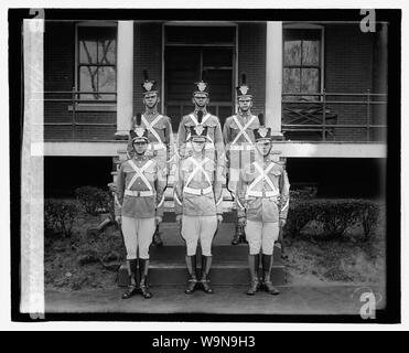 "Battery A, 16th Field Artillery in the foreground and troops of the ...