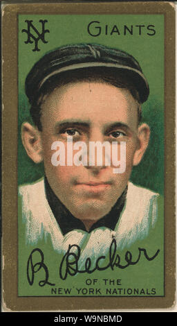 Beals Becker, New York Giants, baseball card portrait Stock Photo - Alamy