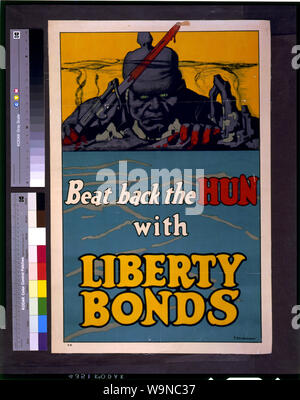 Beat Back the Hun with Liberty Bonds, [Recto], 1918 Stock Photo - Alamy