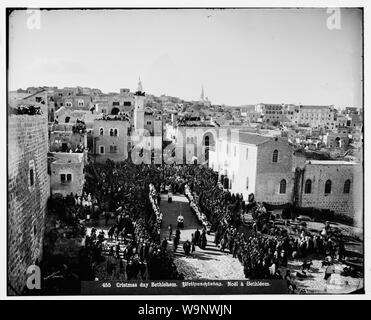 Bethlehem and surroundings. Christmas day at Bethlehem Stock Photo - Alamy