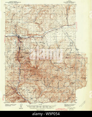 USGS Topo Map Oregon John Day 283085 1978 100000 Inverted Restoration ...