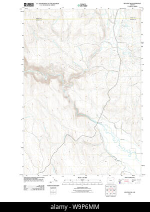 USGS Topo Map Oregon Keating 20110831 TM Restoration Stock Photo - Alamy