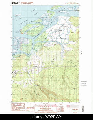 Knappa, Oregon, map 1986, 1:24000, United States of America by Timeless ...