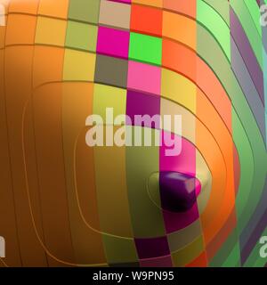 abstract colours 3d images bizarre background vibrant patterned shapes ...