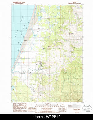Langlois, Oregon, map 1986, 1:24000, United States of America by ...