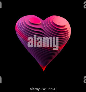 Heart graphic resource bright colours surreal abstract creative design ...