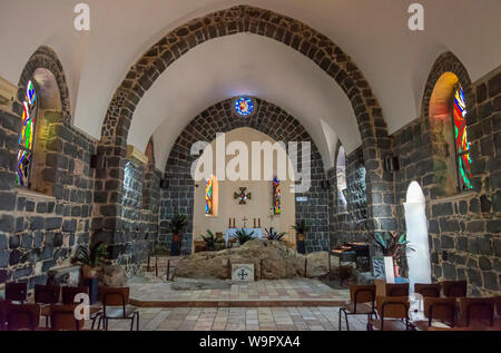 The Mensa Christi rock at the Franciscan Church of St Peter's Primacy ...
