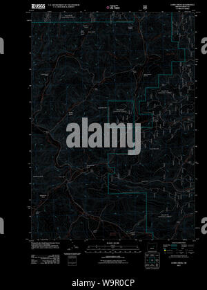 USGS Topo Map Oregon Lewis Creek 20110824 TM Restoration Stock Photo ...