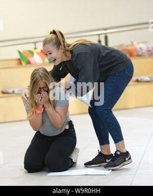 Manchester, UK. 15th Aug, 2019. Anna Hindley-Skelt cannot believe she ...