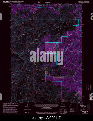 USGS Topo Map Oregon Lewis Creek 20110824 TM Restoration Stock Photo ...