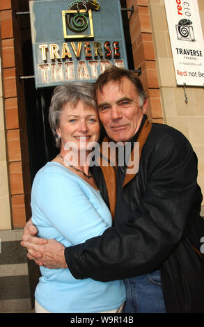 Scottish actor Maurice Roeves and his fiancee Vanessa Rawlings-Jackson ...