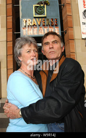 Scottish actor Maurice Roeves and his fiancee Vanessa Rawlings-Jackson ...