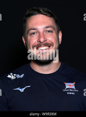 Ben Pritchard during the photocall at the Redgrave Pinsent Rowing Lake ...