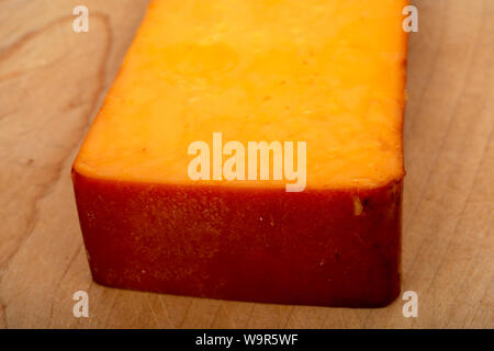 Dorset Red cheddar cheese Stock Photo - Alamy