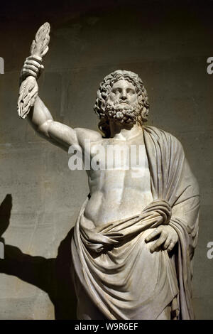 Statue of a male deity called Jupiter of Smyrna Middle of the second ...
