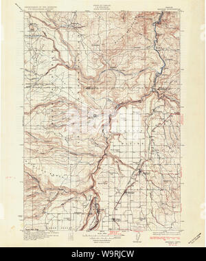 USGS Topo Map Oregon Madras 283194 1931 125000 Inverted Restoration ...