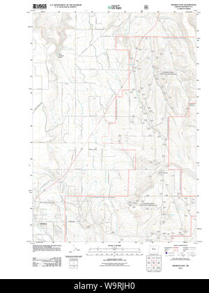USGS Topo Map Oregon Madras 283194 1931 125000 Inverted Restoration ...