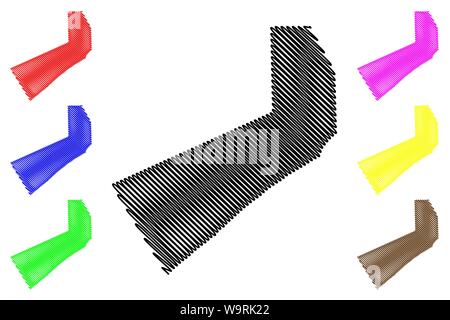 Lower Shabelle region (Federal Republic of Somalia, Horn of Africa) map ...