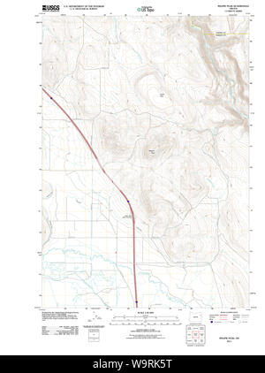 USGS Topo Map Oregon Magpie Peak 280619 1967 24000 Restoration Stock ...