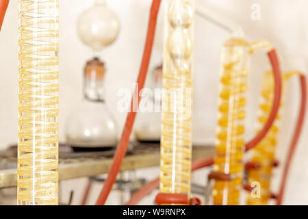 wine's laboratory with traditional and modern apparatus Stock Photo - Alamy