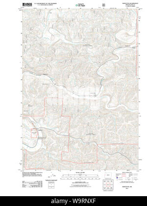 USGS Topo Map Oregon Mapleton 282197 1918 48000 Restoration Stock Photo ...