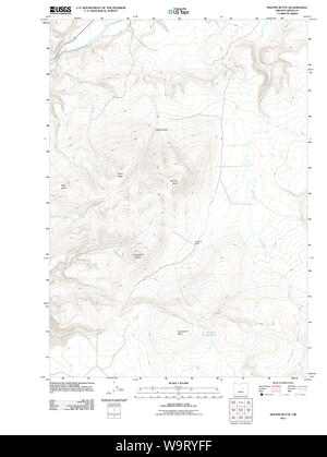 USGS Topo Map Oregon Maupin SW 20110809 TM Restoration Stock Photo - Alamy